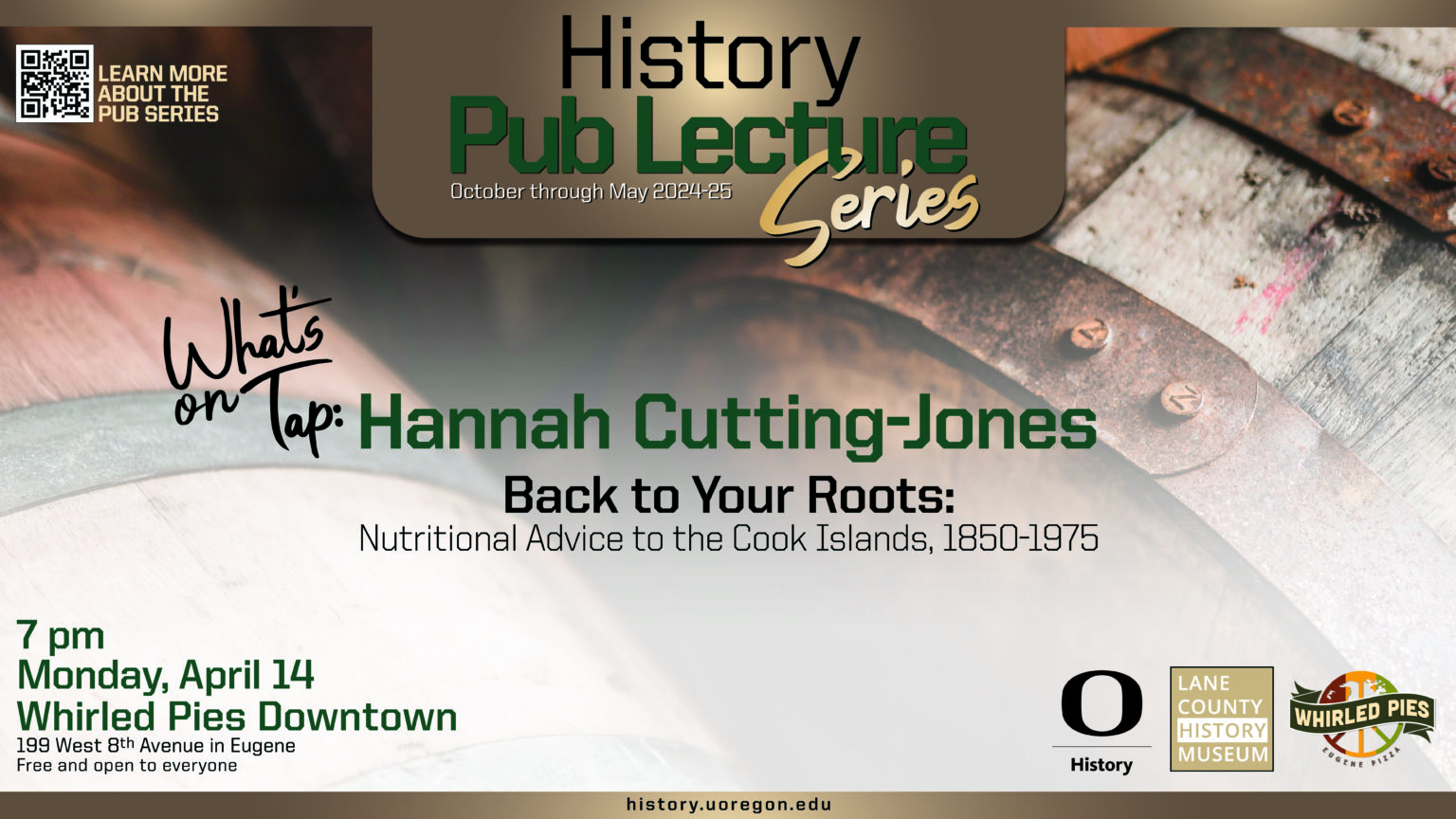 History Pub Talks - Lane County History Museum